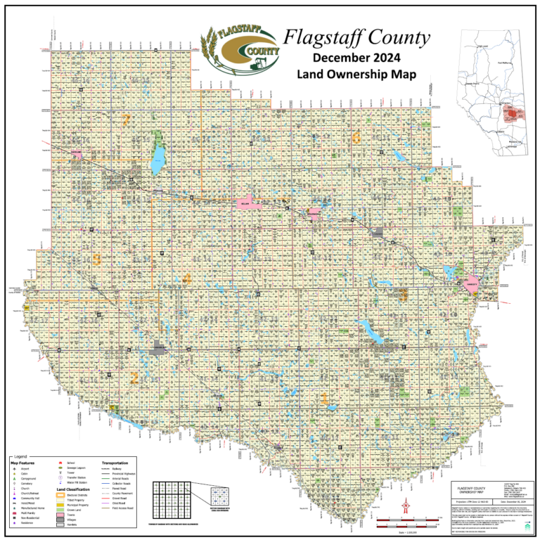 County ownership map online - Flagstaff County